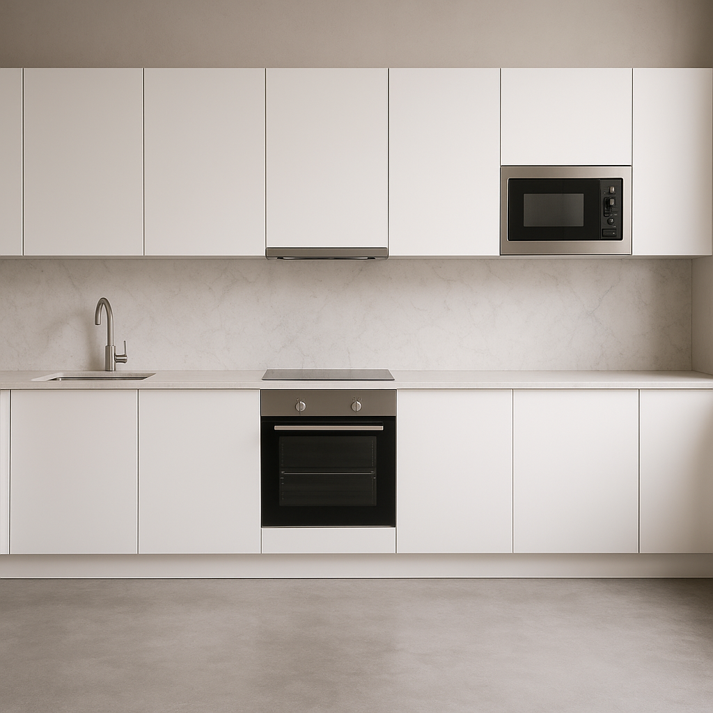 Puertas de cocina en color Blanco Liso | Refront Argentina